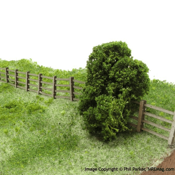 LX236-OO Laser Cut 4ft Post & Rail Lineside Fencing OO/4mm/1 76