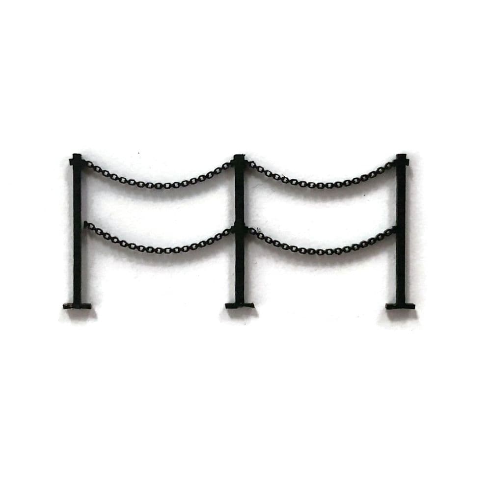 LX371-OO Chain Safety Railings For Depots Etc Pack of 12 - OO/4mm/1 76