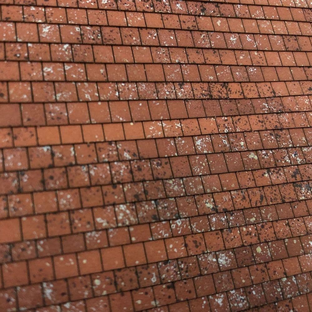 O Gauge Pre-Weathered Terracotta Roof Tiles For 1/43 Scale Model ...