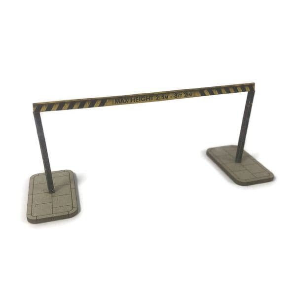 LX551-OO Car Park Height Restriction Barriers Pack of 2 - OO/4mm/1 76
