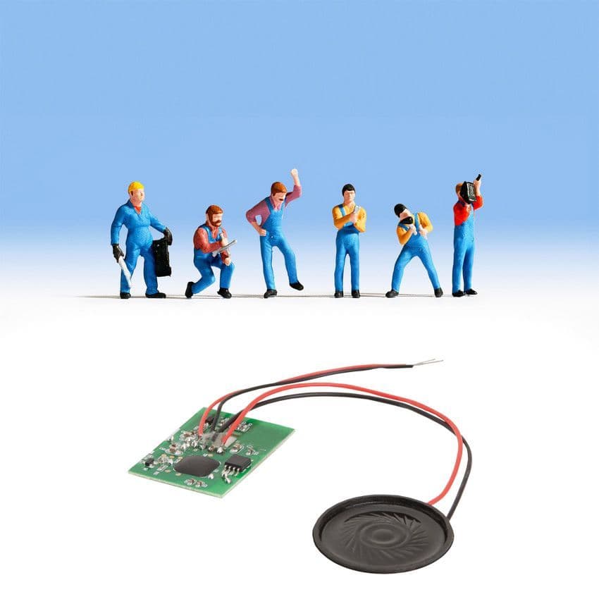 Noch 12840 Garage Sound Effects Unit With Figures