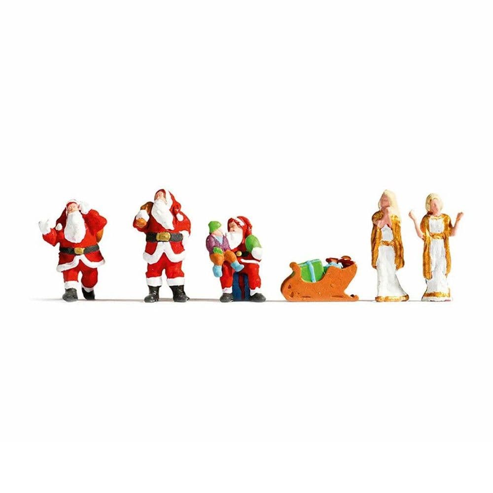 Noch 15920 Santa Claus With Angels (Pack of 5) OO/HO Scale Figures