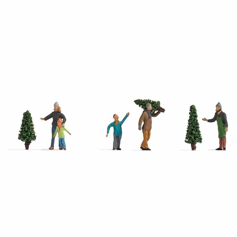 Noch 15927 Selling Christmas Trees Figures (Pack of 5) for OO/HO