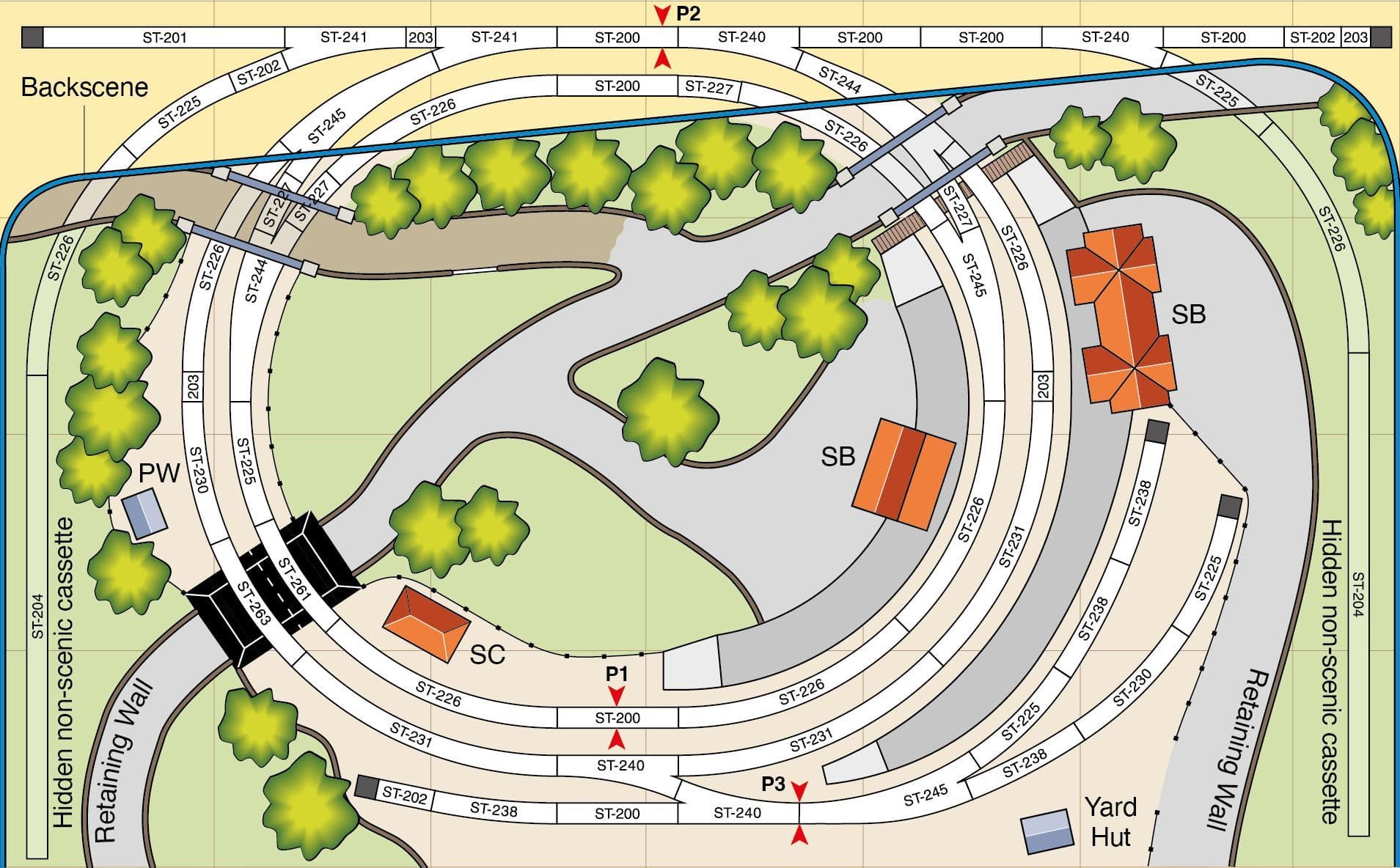 PECO OO Gauge Setrack Plan 7 Track Pack