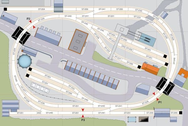 PECO OO Setrack Plan 10 Track Pack