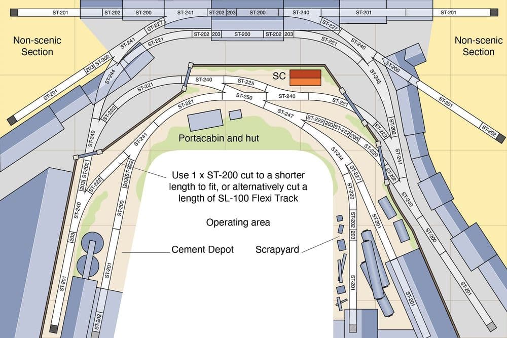 PECO OO Setrack Plan 11 Track Pack