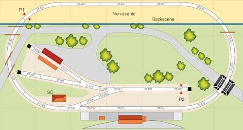 PECO OO Setrack Plan 3 Track Pack