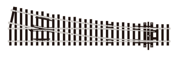 PECO STREAMLINE SL-95 Point/Turnout Medium Radius Right Hand