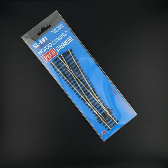 PECO STREAMLINE SL-E91 Point/Turnout Small Radius Right Hand