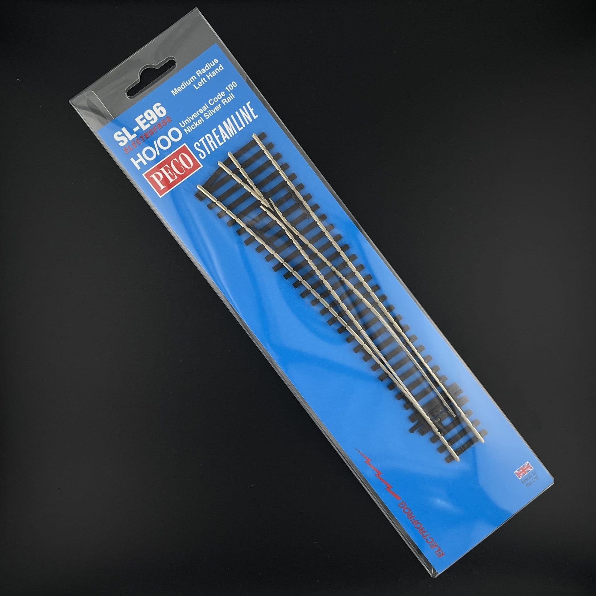 PECO STREAMLINE SL-E96 Point/Turnout Medium Radius Left Hand
