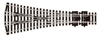 PECO STREAMLINE SL-E99 3 Way Point/Turnout Medium Radius