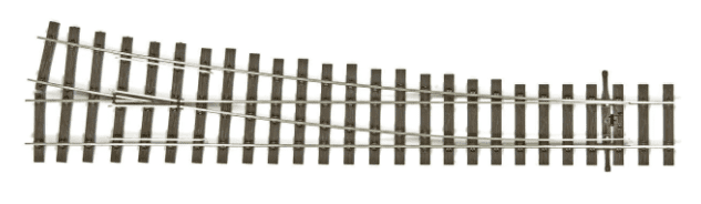 PECO STREAMLINE SL-U1188 Bullhead OO Gauge RH Point/Turnout - Large Radius