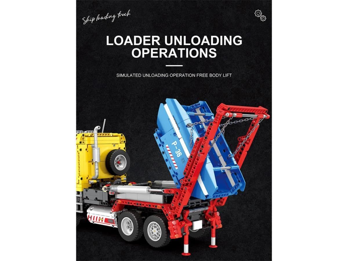 Reobrix RC Skip Lorry 1918pc Construction Kit 22016