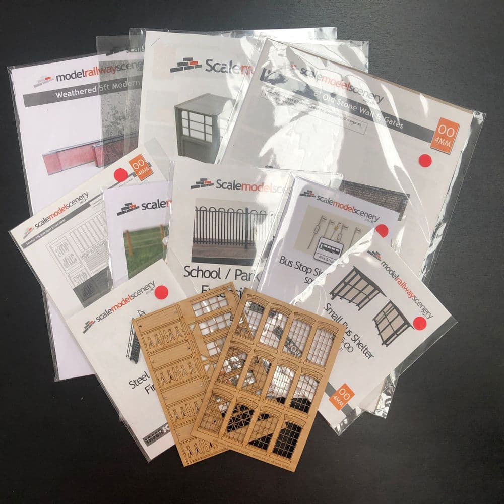 Scale Model Scenery Random OO Gauge Factory Seconds Box | RSB001-OO