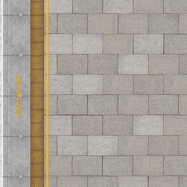 TX235-OO Slabbed Platform Sheets With Network Rail Coping & Yellow Line ...