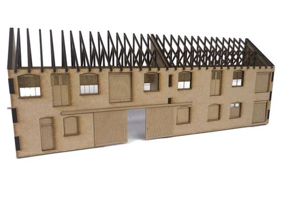 OO Gauge Dockside Warehouse Laser Cut Building Kit -UW2001-OO - Scale ...