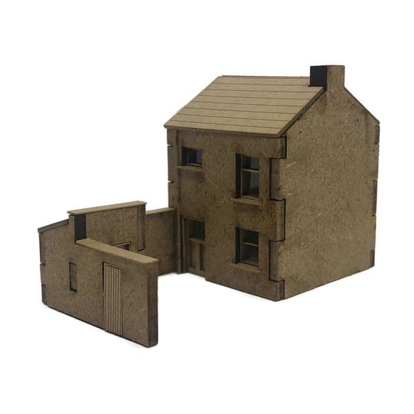 N Gauge Terraced Houses / Cottages Laser Cut Building Kit - UW2002-N ...