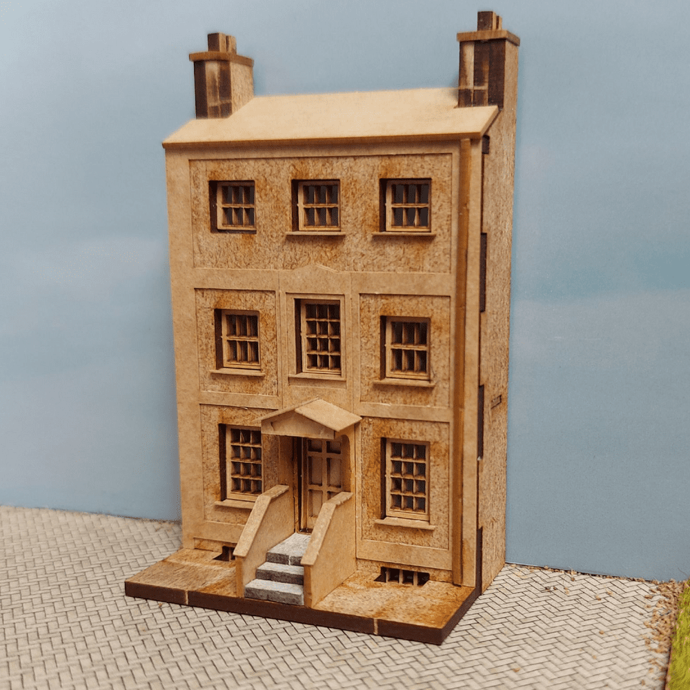 N Gauge Terraced Houses / Cottages Laser Cut Building Kit - UW2002-N ...