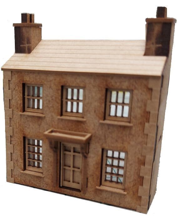 N Gauge Medium Town house Laser Cut Building Kit - UW2005-N - Scale ...