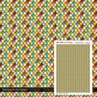 WX010-OO Stained Glass Windows Sheet 3 - Diamond Pattern OO/4mm/1 76