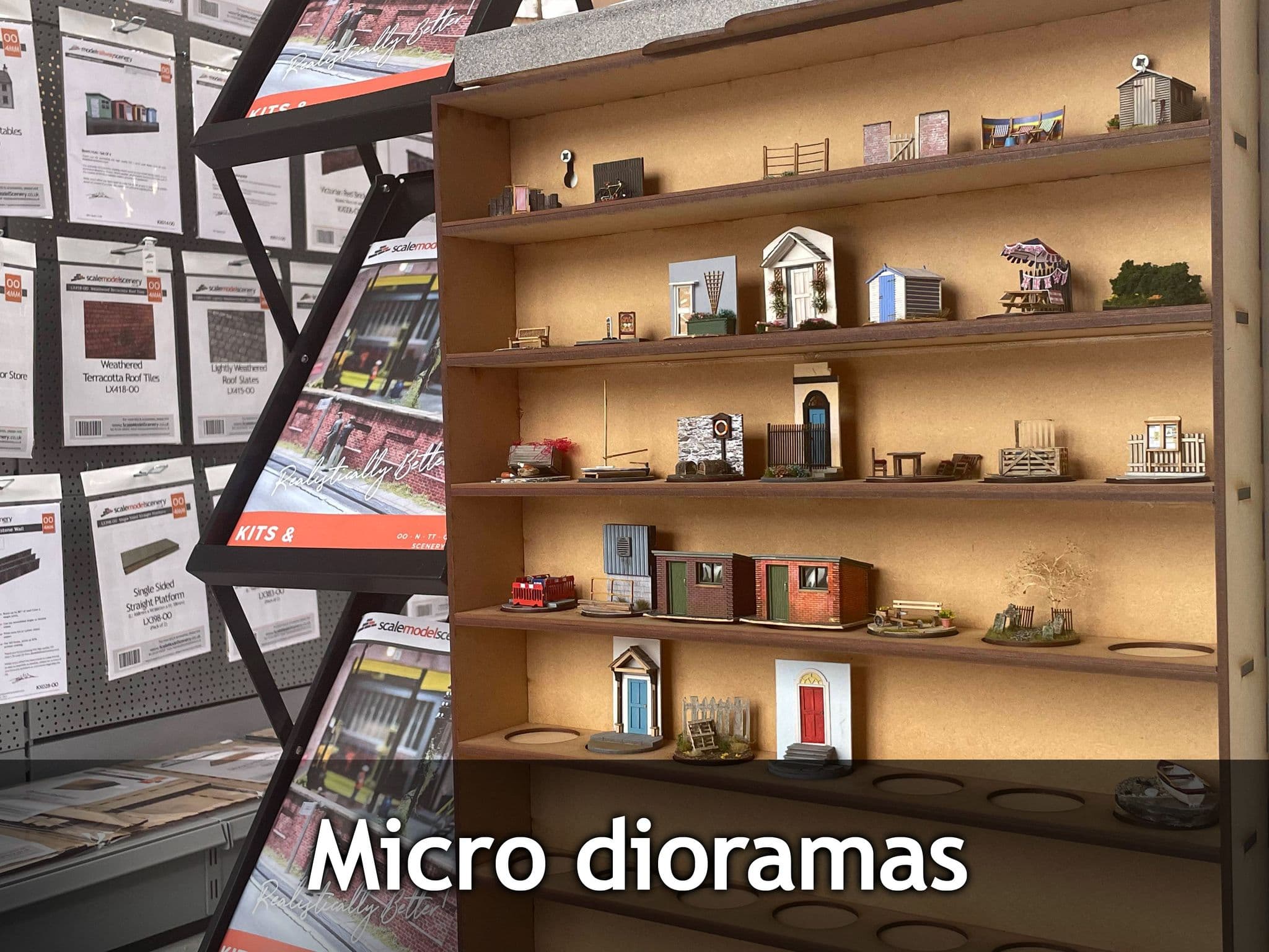 Scale Model Scenery Showroom