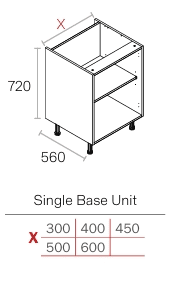 500 Base Unit Grey