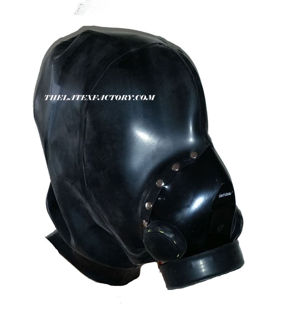 Latex Gas Mask Hood