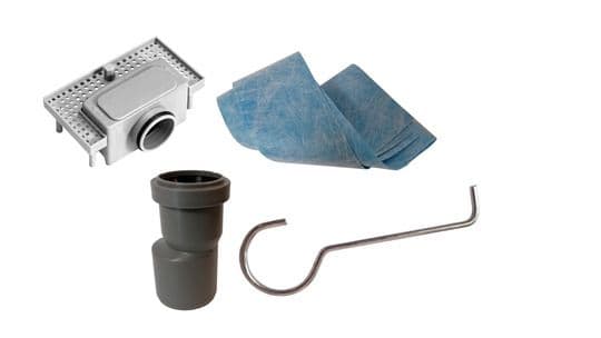 Black Stainless Steel Linear Floor Shower Drain Triangle Tileable ...