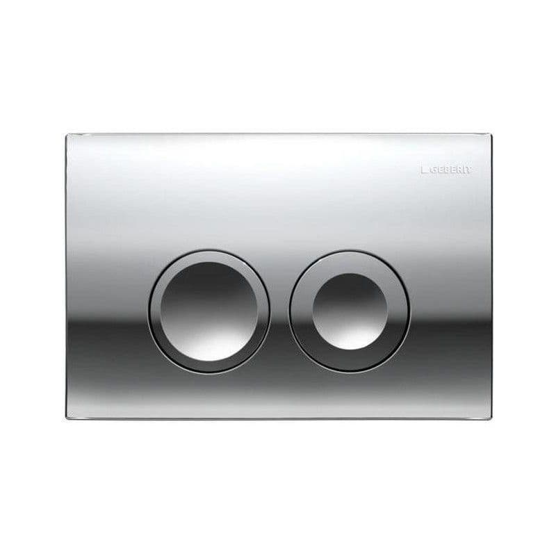 GEBERIT DELTA 21 DUAL FLUSH PLATE Bright Chrome Plated