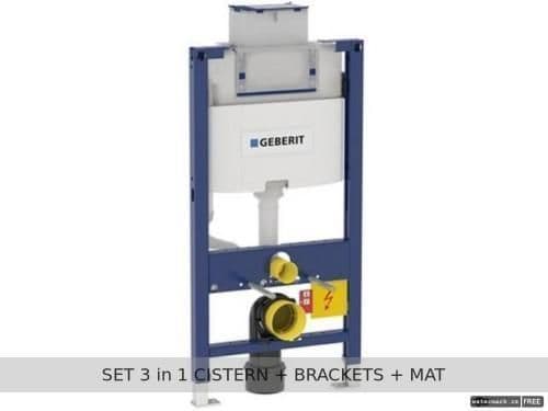 GEBERIT DUOFIX 98CM OMEGA 3in1 WALL HUNG WC TOILET FRAME CISTERN ...