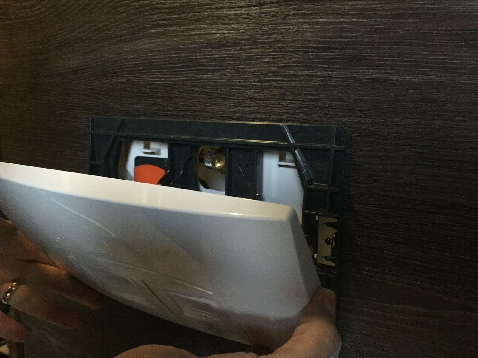 GEBERIT DUOFIX Frame UP100 Wall Hung Rimless WC Toilet Delta Plate ...