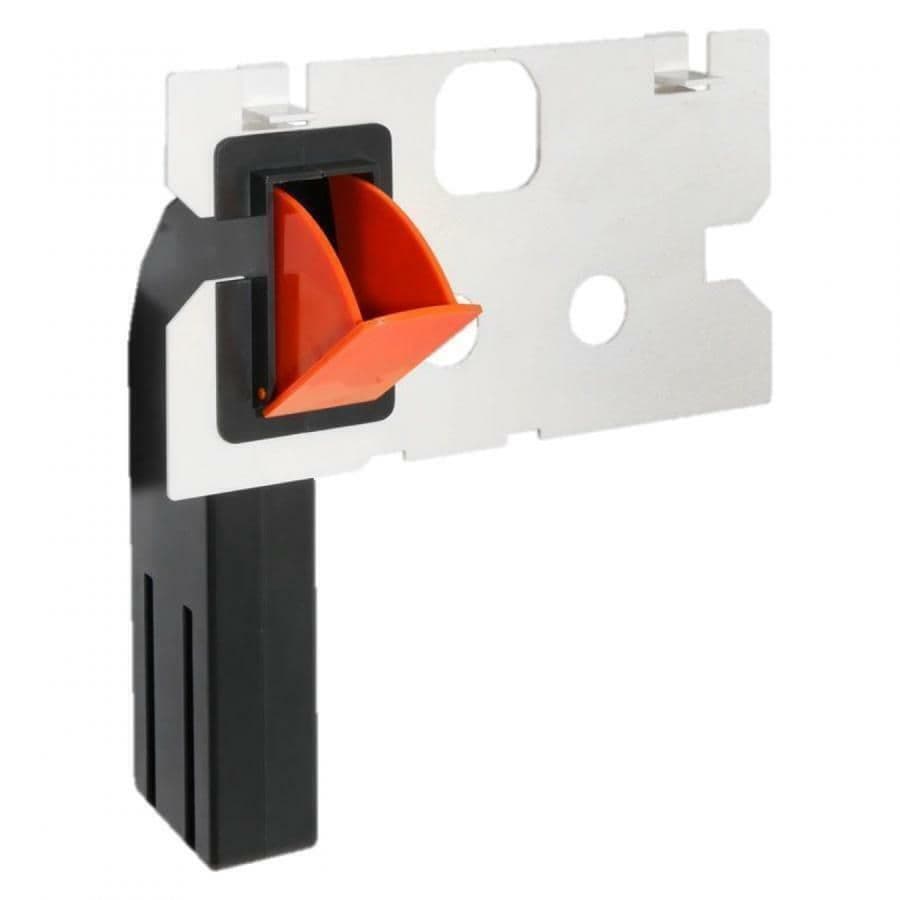 GEBERIT DUOFIX UP100 FRAME FLUSH PLATE DELTA 50 MATT BLACK RIMLESS WC ...