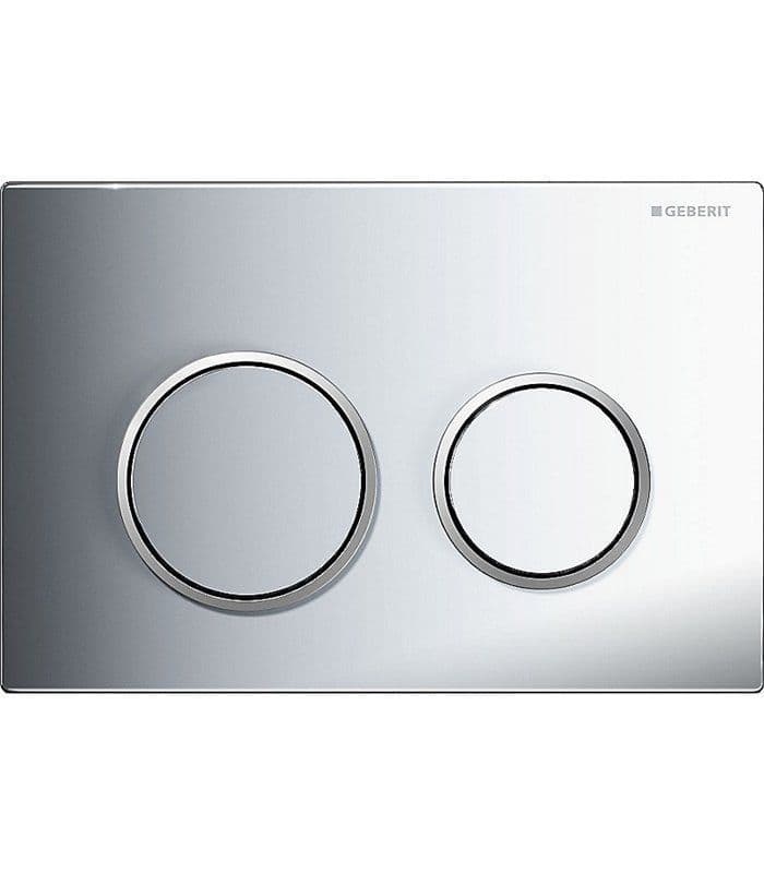 GEBERIT OMEGA 20 DUAL FLUSH PLATE FOR OMEGA CISTERNS Matt Chrome Matt