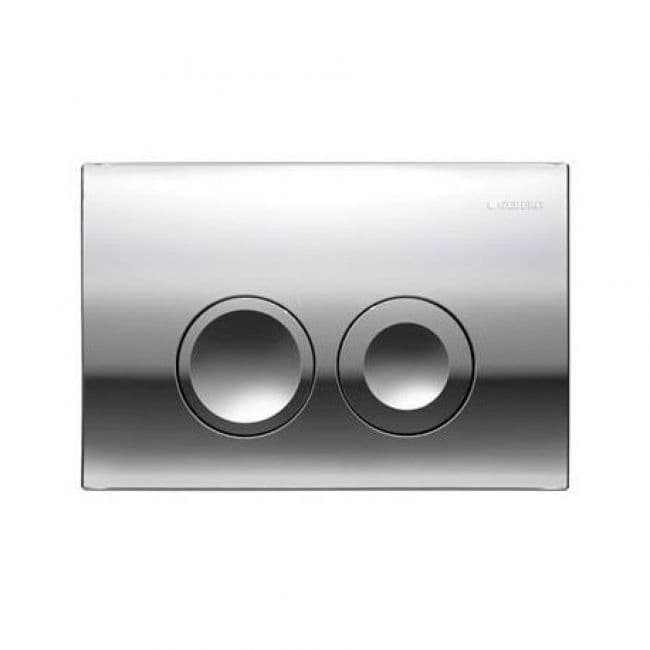 GEBERIT UP 100 Delta 21 Push Flush Plate White or Satin Chrome