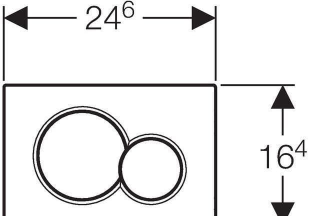 GEBERIT UP720 8cm WC wall hung toilet frame plate rimless WC soft close ...