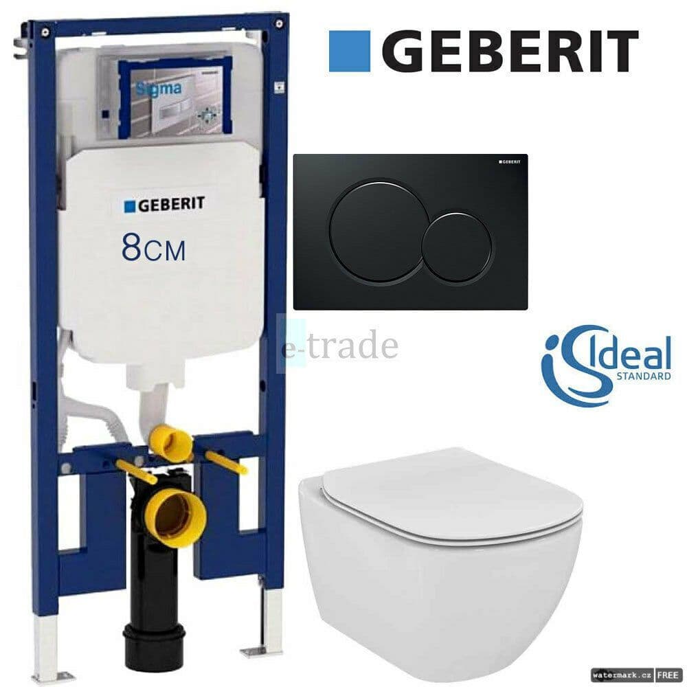 GEBERIT UP720 IDEAL STANDARD WALL HUNG WC TESI AQUABLADE TOILET SOFT ...