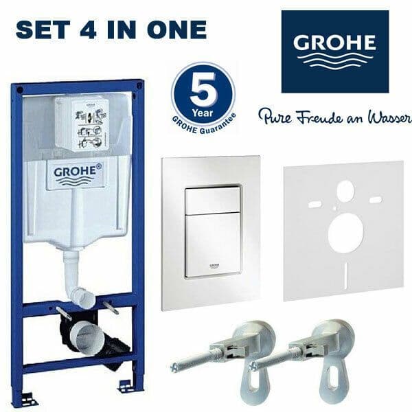 GROHE RAPID SL FRAME 4in1 TOILET CISTERN WC FRAME SKATE COSMOPOLITAN ...