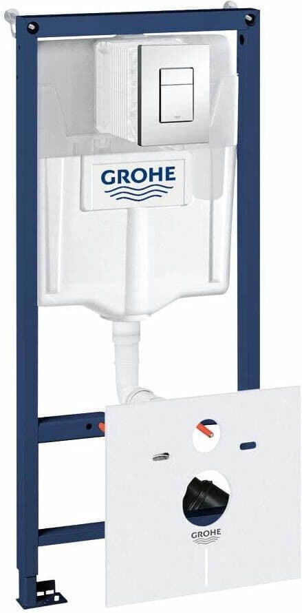 GROHE RAPID SL FRAME 5in1 with WALL HUNG RIMLESS WC QUALITY SOFT ...