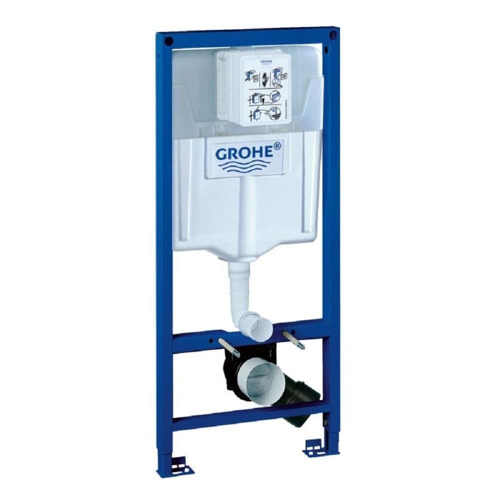 GROHE Rapid SL Frame Brackets Flush Plate Wall Hung Rimless WC Toilet ...