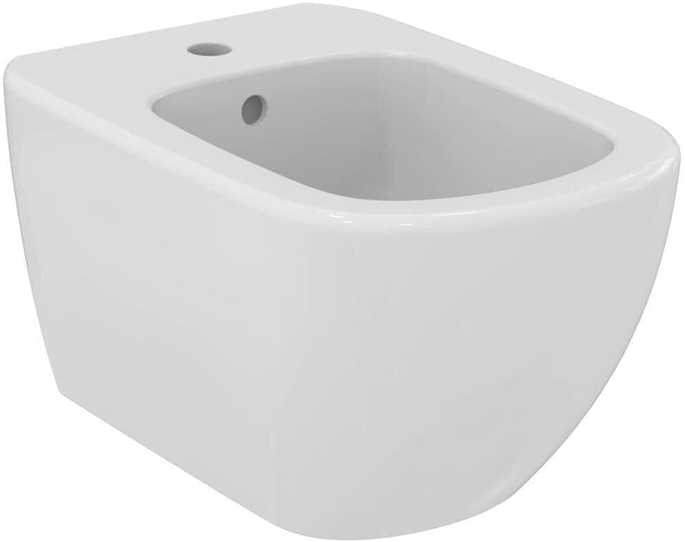 Ideal Standard Wall Hung Bidet TESI with Universal Concealed Bidet Frame