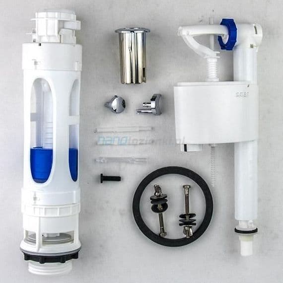 ROCA Dual Flush Drop Valve Syphon AH0004900R Complete Mechanism Half ...