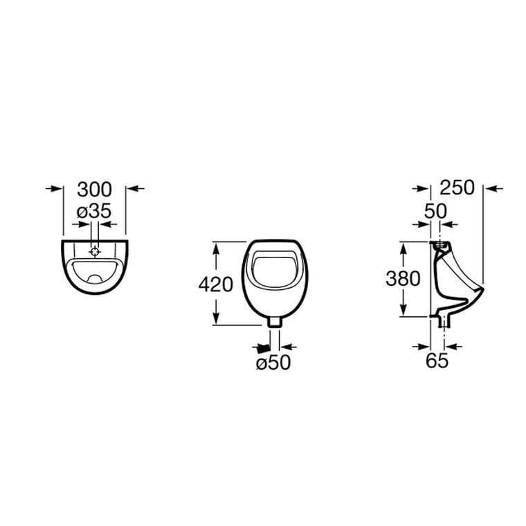 ROCA Urinal MINI 353145000