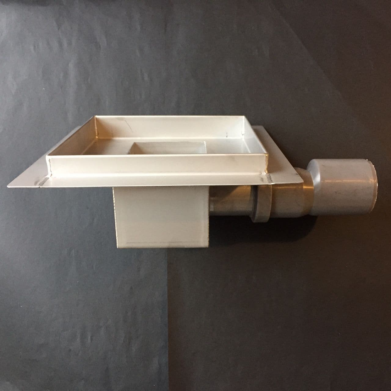 Stainless Steel Linear Floor Shower Drain Tile Square Gutter 15x15cm ...