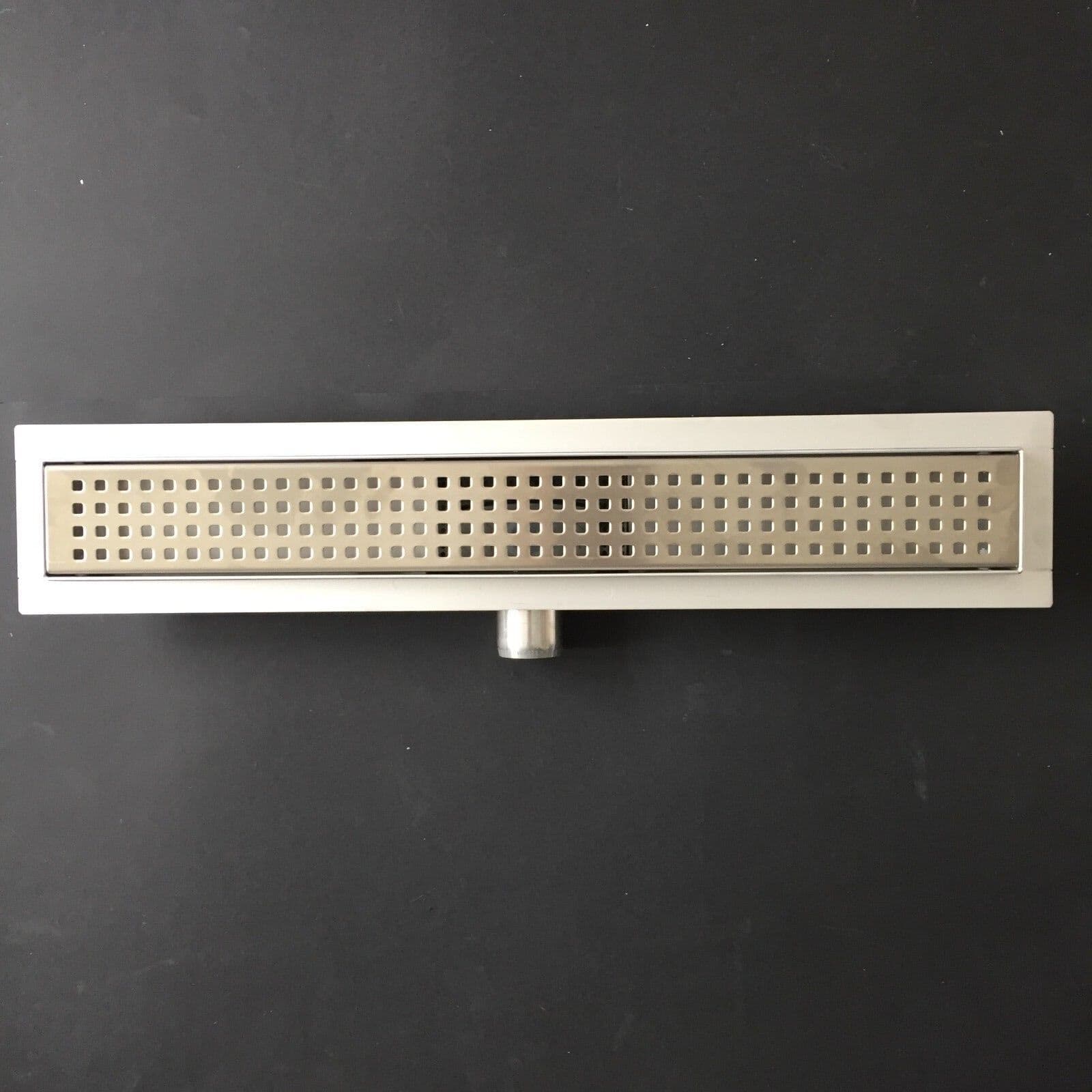 STAINLESS STEEL LINEAR FLOOR SHOWER DRAIN WET ROOM BATHROOM CHANNEL ...