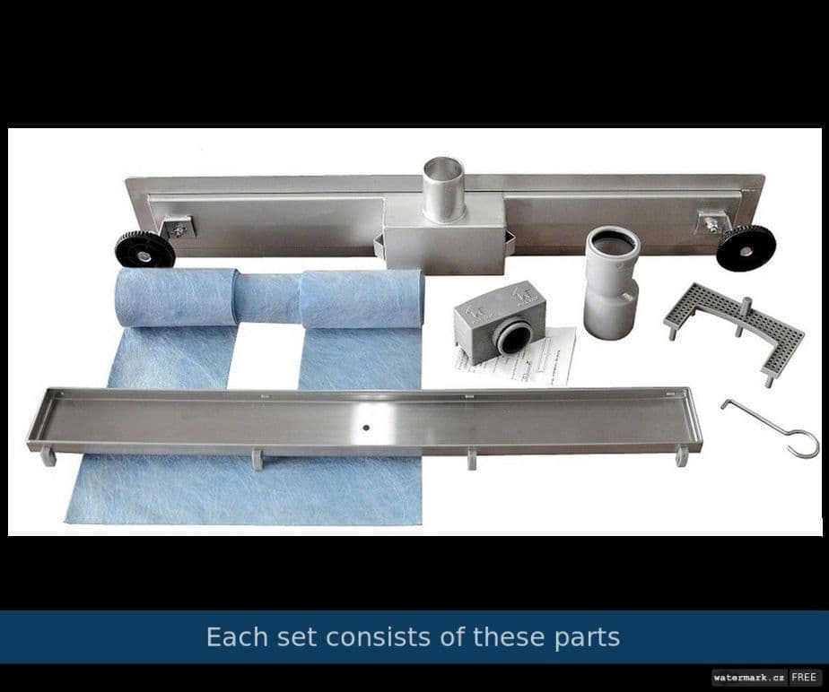 Stainless Steel Linear Floor Shower Drain Wetroom Bathroom Channel ...