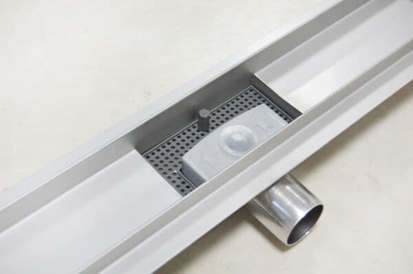 Stainless Steel Linear Floor Shower Drain Wetroom Gutter XL 130-140 ...