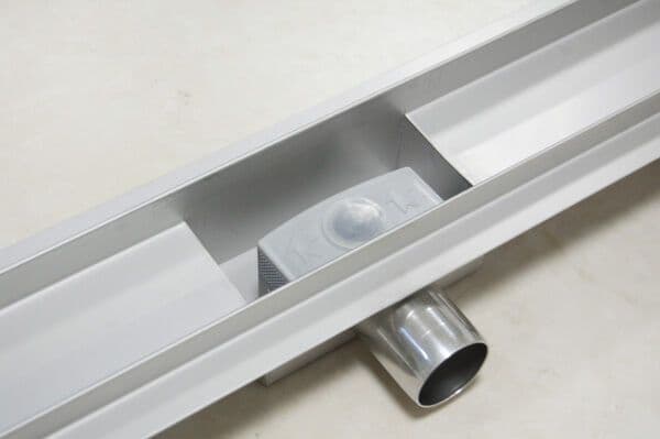 Stainless Steel Linear Floor Shower Drain Wetroom Gutter XL 130-140 ...