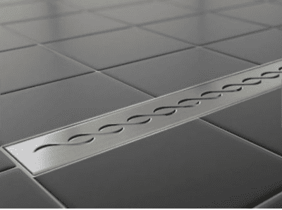Stainless Steel Linear Floor Shower Drain Wetroom Gutter XL 130-140 ...