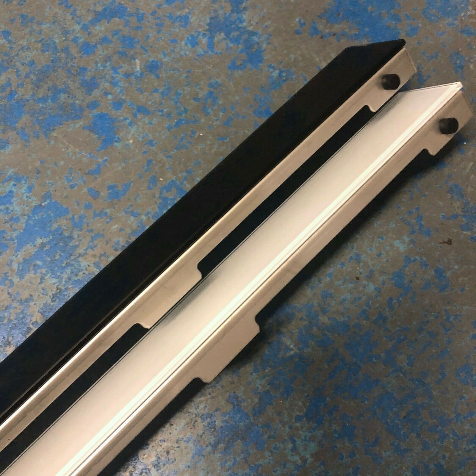 STAINLESS STEEL LINEAR GLASS TOP SHOWER DRAIN BATHROOM CHANNEL GULLY ...