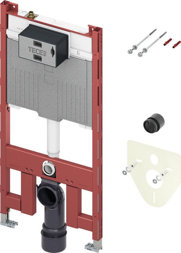 TECE 8CM SLIM WC TOILET FRAME WITH CISTERN AND DUAL FLUSH PLATE MADE IN ...